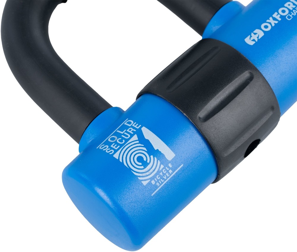 Oxford Chain10 Chain Lock & Mini Shackle Gold Sold Secure | Tredz Bikes