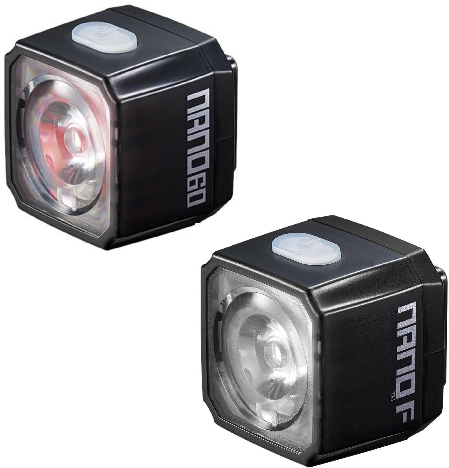 Cateye Nano-F & Nano 60 Lumens USB Rechargeable Light Set | Tredz Bikes