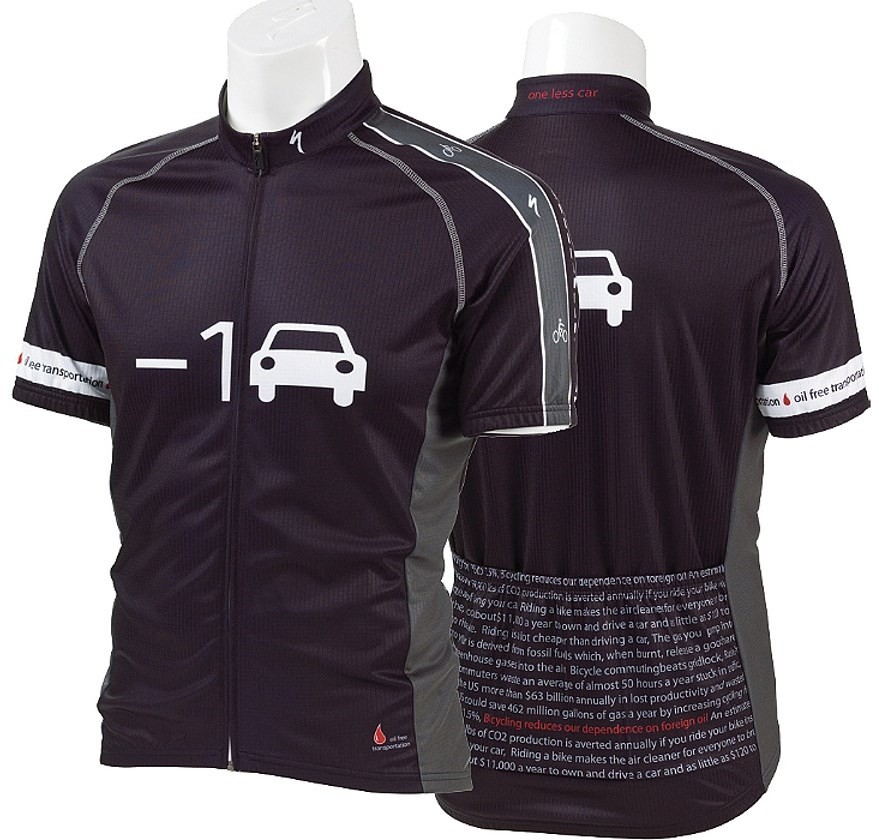 Specialized One Less Car Graphic Short Sleeve Cycling Jersey - Out of ...